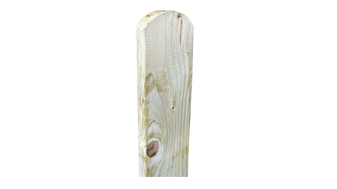 20mm x 100mm x 1000mm Sawn Treated Timber Rounded End Fencing – Eva Timber